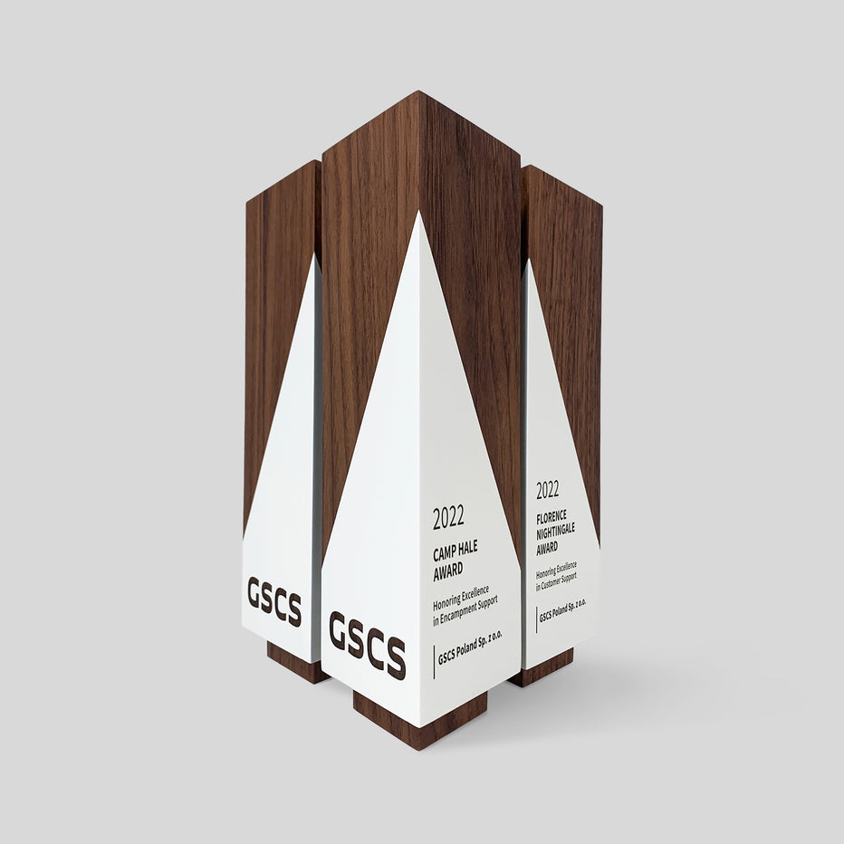 Geometria Award Triangulus | Modern Custom Trophy by Trophyology