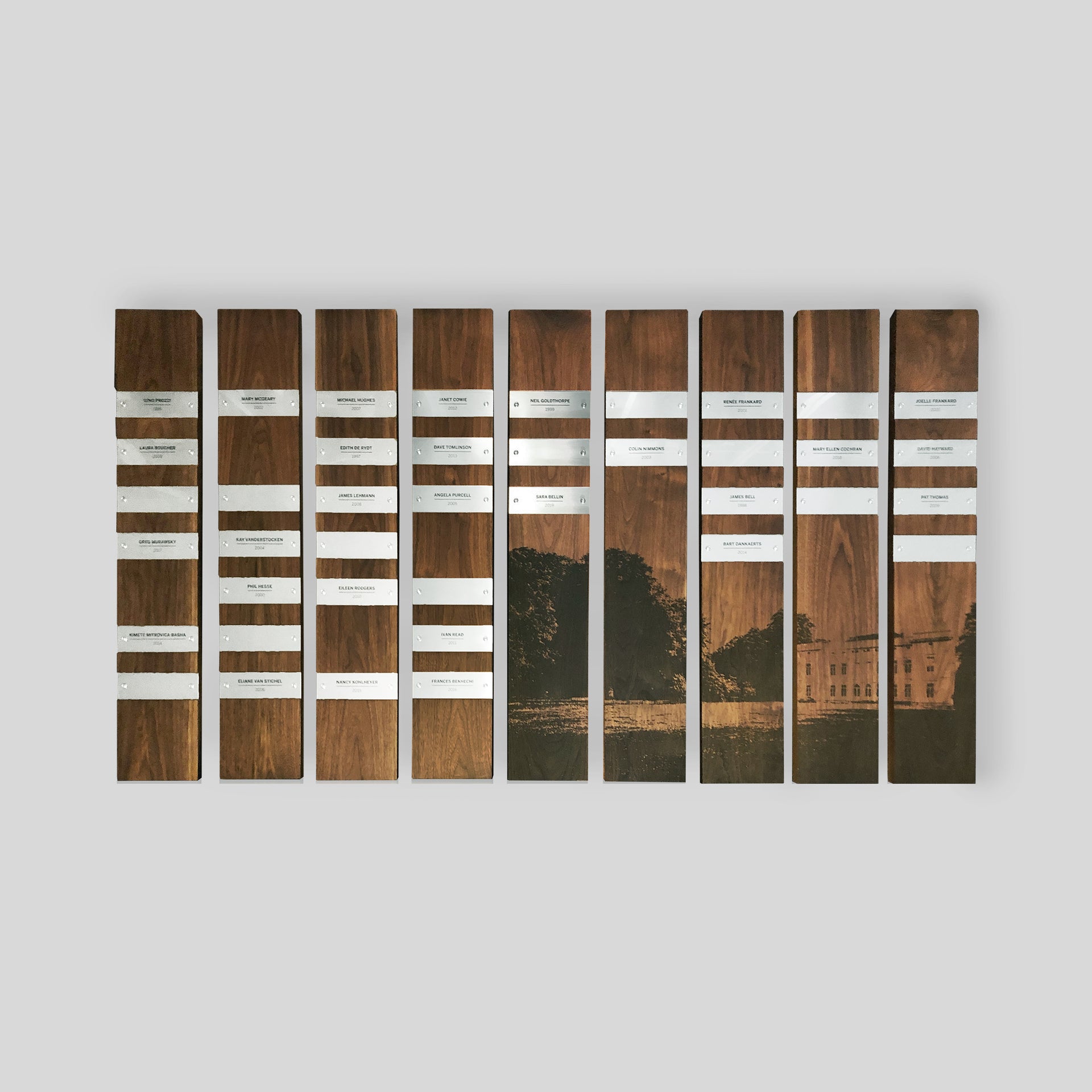 Modern Engraved Perpetual Plaques by Trophyology