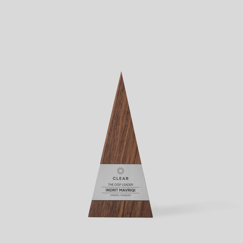 Figura Trigonum | Customized Triangle Trophy by Trophyology